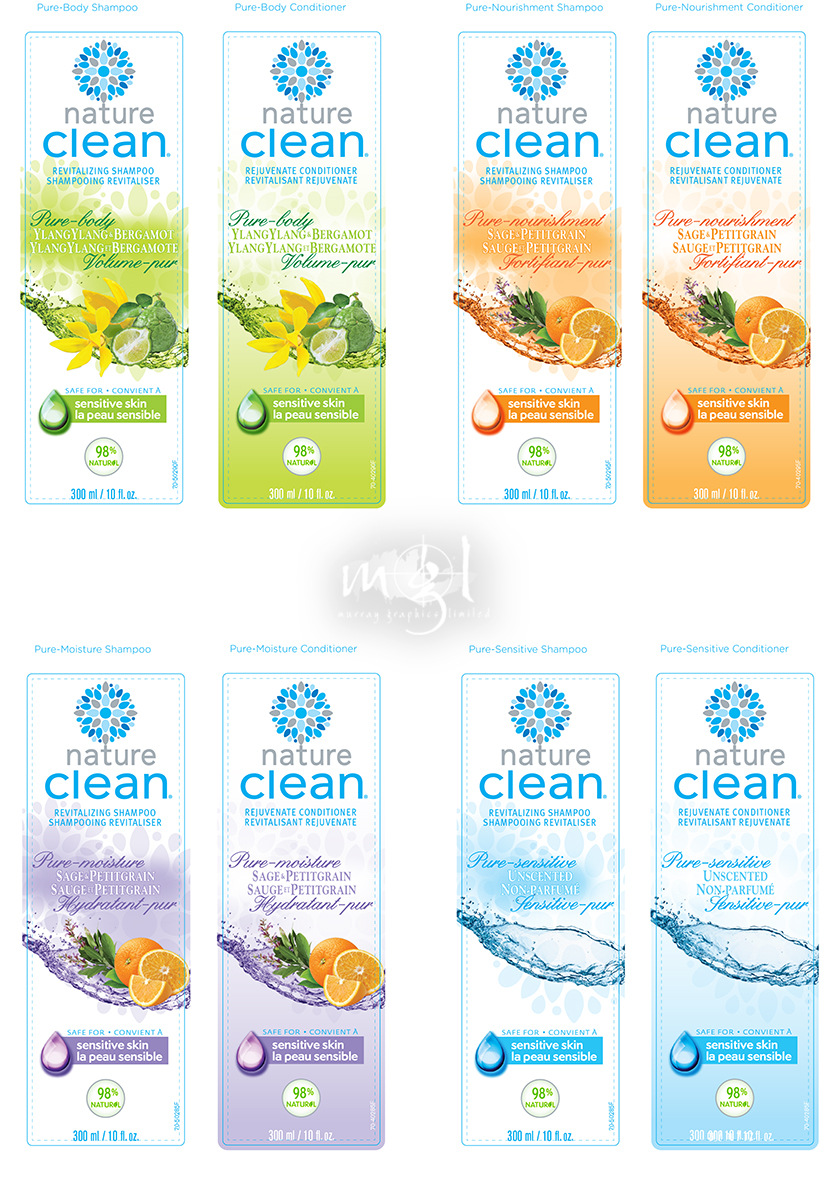 Nature Clean Label Design Concept